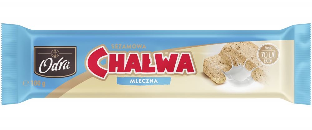 ODRA Chalwa mleczno-sezamowa 100g - Sesame-milk halva - Piknik Express ...