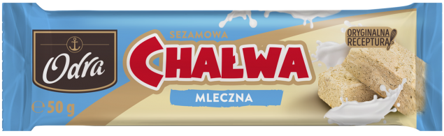ODRA Chalwa sezamowa mleczna 50g - Milk halva - Piknik Express - Polski ...