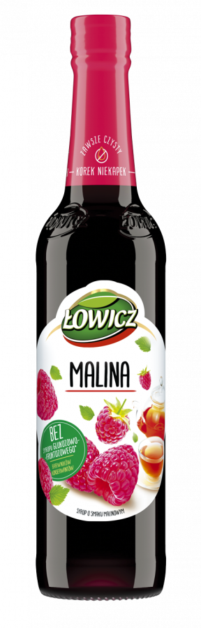 LOWICZ Syrop malinowy 400ml - Raspberry syrup - Piknik Express - Polski ...