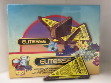 Elitesse Wafelki przekladane kremem kakaowym w czekoladzie 40/23g ...
