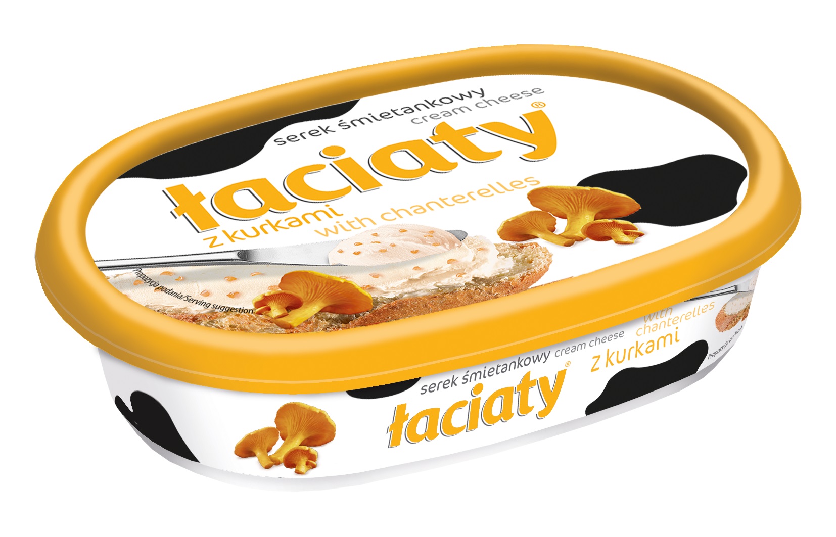 Serek smietankowy laciaty z kurkami 135g / Cream cheese with ...